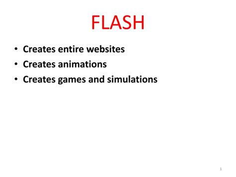 PPT FLASH PowerPoint Presentation Free Download ID