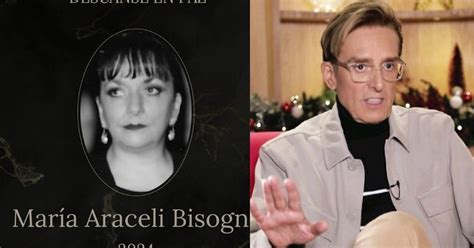 De Qué Murió María Araceli Bisogno Mamá De Daniel Bisogno
