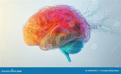 vibrant interconnected neurons a stunning representation of neural
