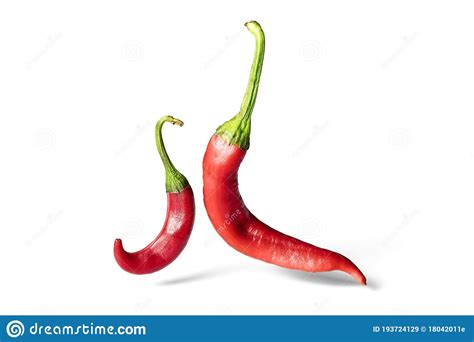 Red Hot Chili Pepper Isolated On A White Background Stock Image Image