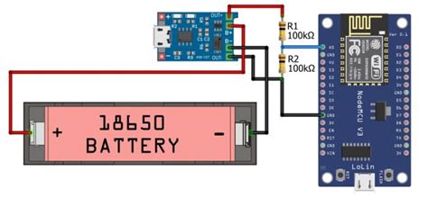 Lipo Lithium Ion Battery Monitoring Using Esp8266 Tp4056 57 Off