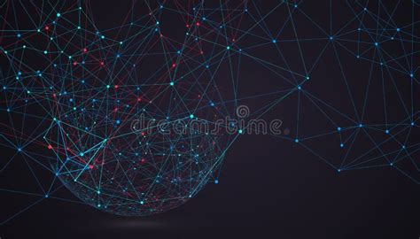 Internet Connection Abstract Sense Of Science And Technology Graphic Design Stock Vector