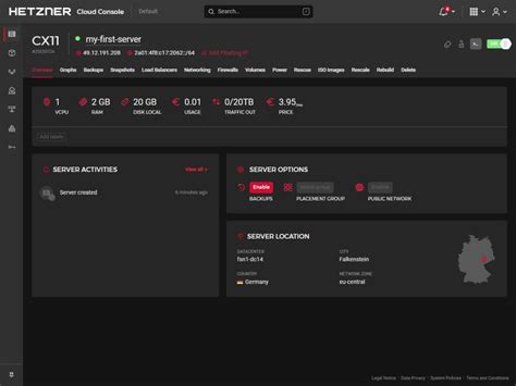 how to set up a hetzner server with runcloud