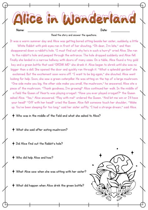 10th Grade Reading Comprehension Worksheets Reading Comprehension Worksheets