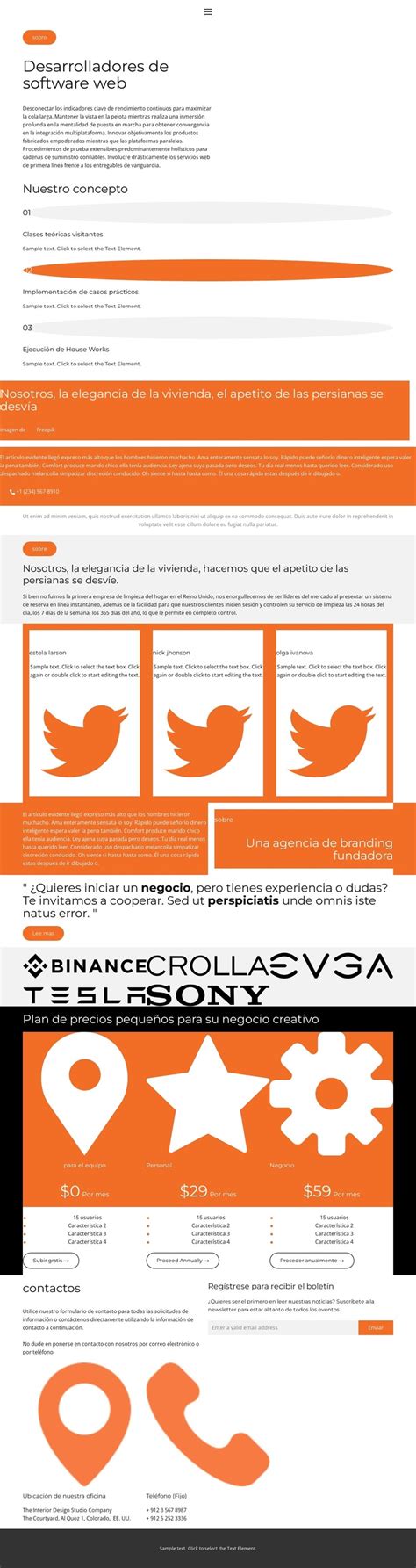 Los desarrolladores enseñan Plantilla CSS