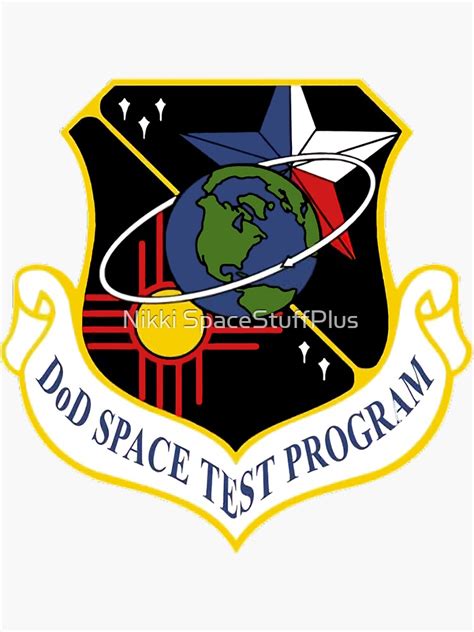 Pegatina «dod Space Test Program New Logo De Spacestuffplus Redbubble