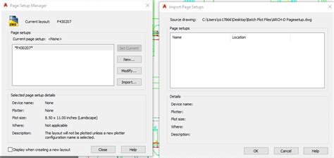 Solved Page Setup Import Not Showing Files Autodesk Community