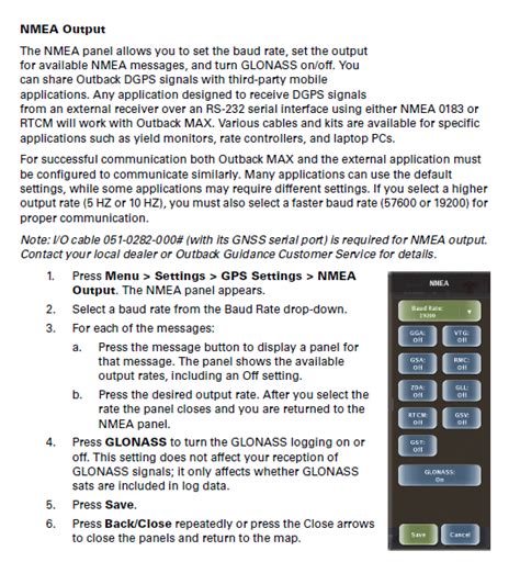 How Do I Set And View Nmea Messages And Baud Rates On The Max