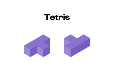 Tetris Object Isometric Vector Illustration Objects Ft Block And Cube Envato