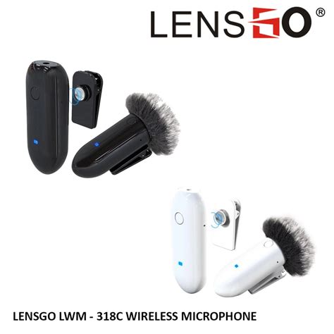 LensGo LWM 318C Lavalier Wireless Microphone Laor Laor Camera Shop លអលអ ហងលកមសនថត
