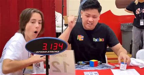 Watch Year Old Solves Rubik S Cube In Record Seconds