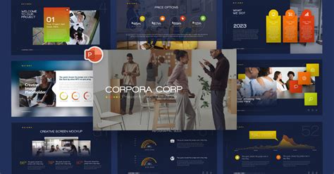 Corpora Modern İş Powerpoint Sunum şablonları