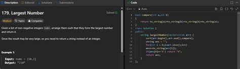 Day32 Of 100daysofcode The Largest Number Problem Sanjay S Posted