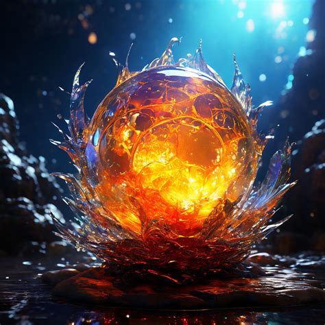 Mythical Being With Iridescent And Luminescent Scales Embody By The