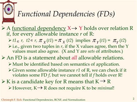 PPT Functional Dependencies BCNF And Normalization PowerPoint Presentation ID