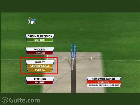 Ipl 2021 Whats The New 3 Meter Rule In Drs For Lbw Gulte Ipl Cricket