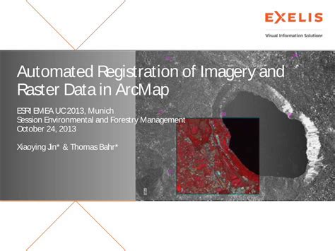 Pdf Automated Registration Of Imagery And Raster Data In Arcmap