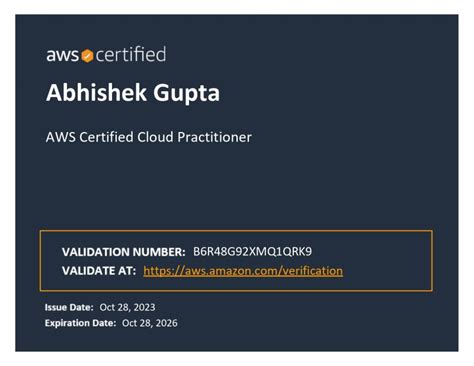 Abhishek Gupta On Linkedin Awscloud Practitioner