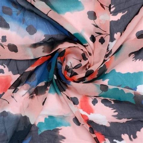 Cotton Muslin Digital Print Fabric Multicolour At Rs 199meter In Surat