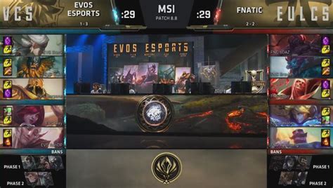 Msi2018季中冠军赛小组赛5月13日evs Vs Fnc3dm网游