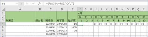 エクセルだけで作る！工程表（ガントチャート）の作り方② Excelvbaオンライン学習サイト「タケモ塾」