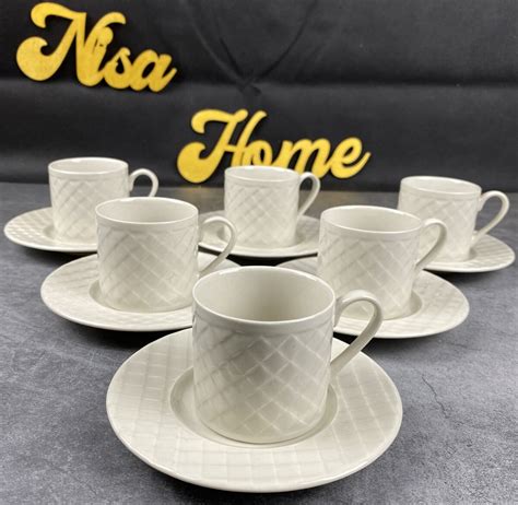 Türkische Kaffeetassen Set 12 Tlg Kütahya Porzellan 1990