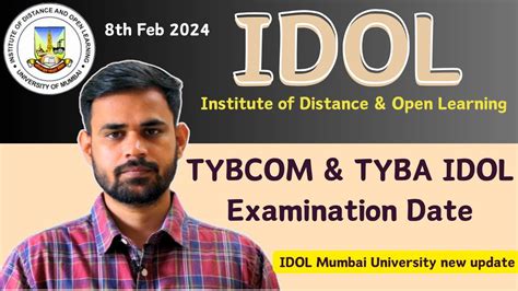 Tybcom Tyba Idol Examination Idol Mumbai University New Update Youtube
