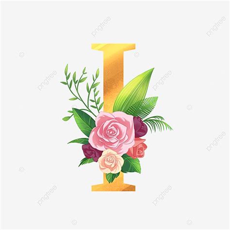 Floral Gold Alphabet PNG Transparent Floral Gold Alphabet Alphabet