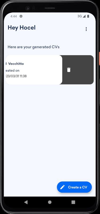 cvgenie advanced native android cv generator app by hocineelhadj