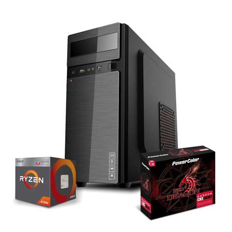 Pc Gamer Amd Ryzen 4700s 16gb Ddr6 Placa Radeon Rx550 2gb Tu Tienda