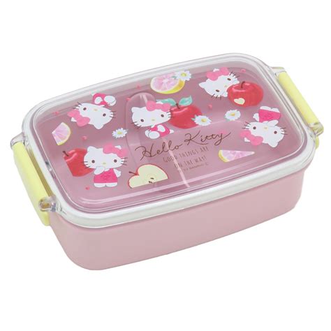 Dショッピング 弁当箱 1段 ランチボックス ハローキティフルーツ 500ml （ キティ お弁当箱 食洗機対応 レンジ対応 2点ロック