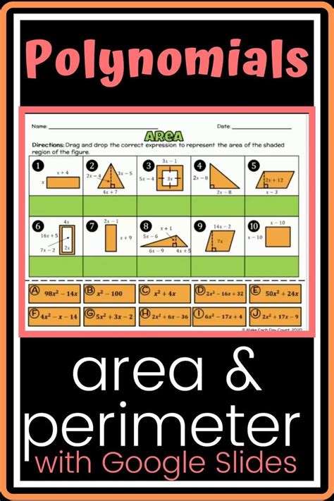 Area And Perimeter With Polynomials Activity [video] [video