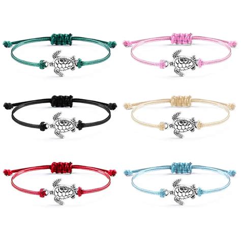 ست 6 عددی Sunsh صلیبستارهلاکپشتچاپ پنجهدستبند دلربایی برای زنان