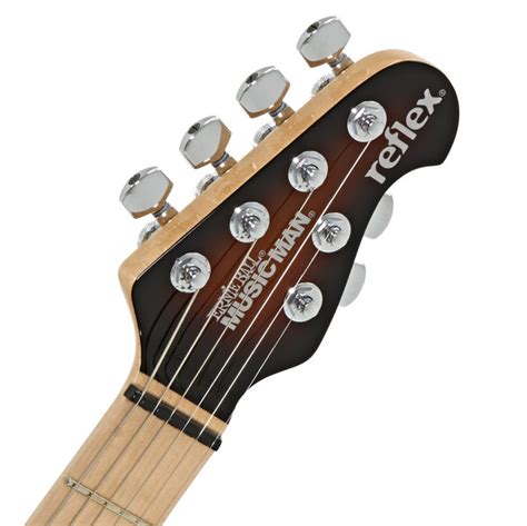 Music Man Reflex Trem Electric Guitar Mn Vintage Sunburst Gear4music