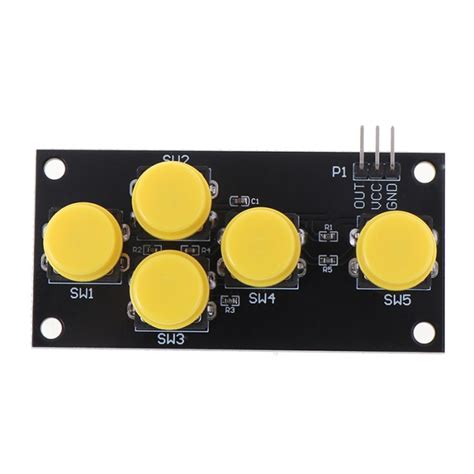 jual ad keyboard simulasi 5 tombol module analog button modul arduino