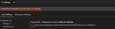 Kirans Weblog Powershell Integrated Console On Vscode Show On Startup