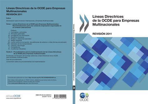 Lineas Directrices De La Organizaci N Para La Cooperaci N Y El