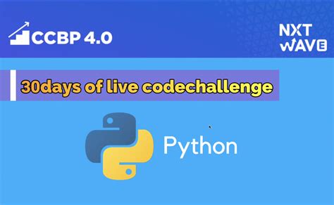 Karre Sharanya On Linkedin 30daysoflivecodechallenge Day Coding Ccbp Nxtwave Programming