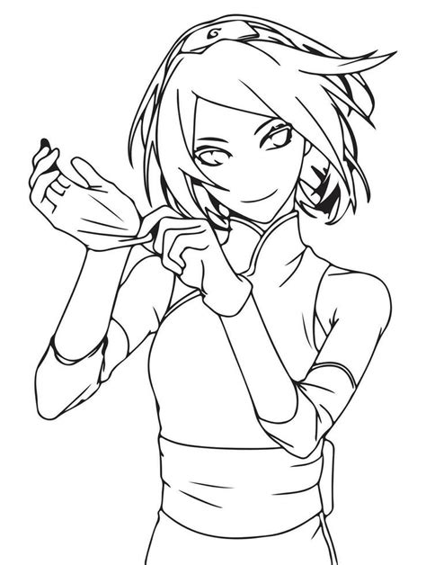 Anime Line Art Anime Charactercartoon 27423766 Vector Art At Vecteezy