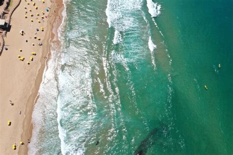 Premium Photo High Angle View Of Beach