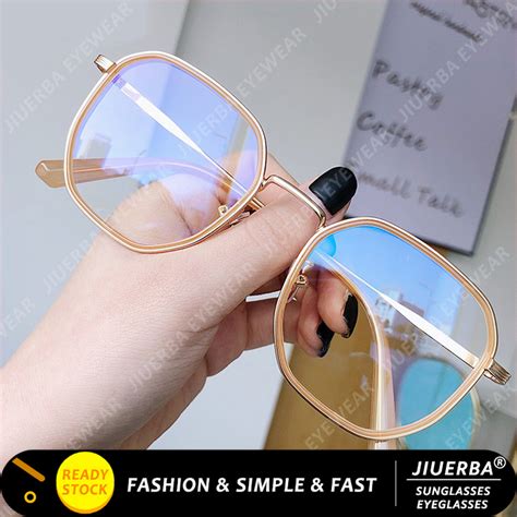 【replaceable Lens Eyeglasses】anti Radiation Glasses For Women Korean
