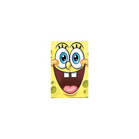 Trends International Nickelodeon Spongebob Face Wall Poster