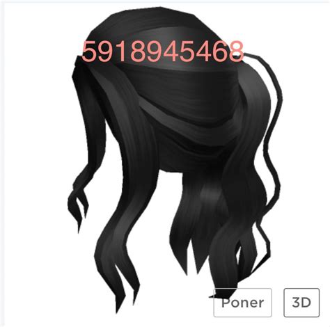 Roblox Black Ponytail Code