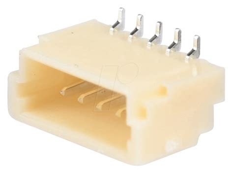 Jst Sr5p St Jst Pin Header 1 Mm Spacing 1x5 Pin Straight At