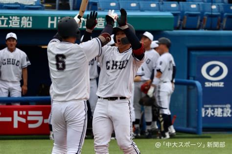 繁永のリーグ戦初本塁打も惜敗 開幕戦は黒星発進ー東都大学野球春季リーグ戦 対駒大1回戦 中大スポーツweb