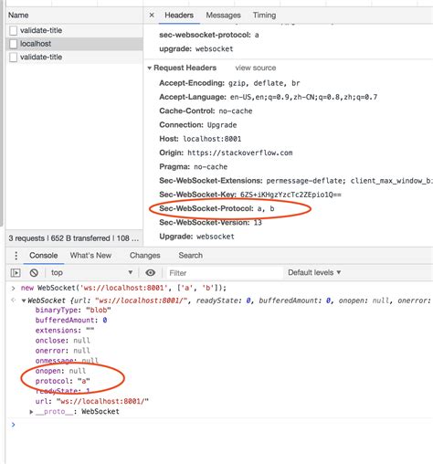 Why I Cant See The Array Of Protocol On Javascript Websocket Stack