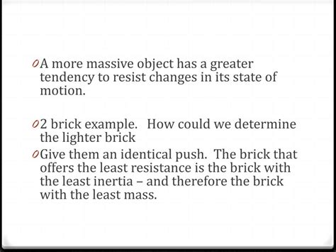 PPT Inertia And Mass PowerPoint Presentation Free Download ID 2745891