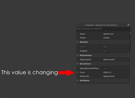 vector force works but the part isn t moving automaticlly scripting