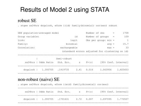 Ppt Chapter 5 Approaches To Repeated Measures Chapter 6 Marginal Gee Models Powerpoint