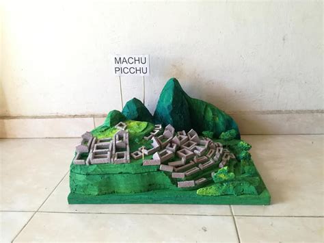 Maqueta De 🔥machu Picchu🔥 Maquetas Escolares Popayan